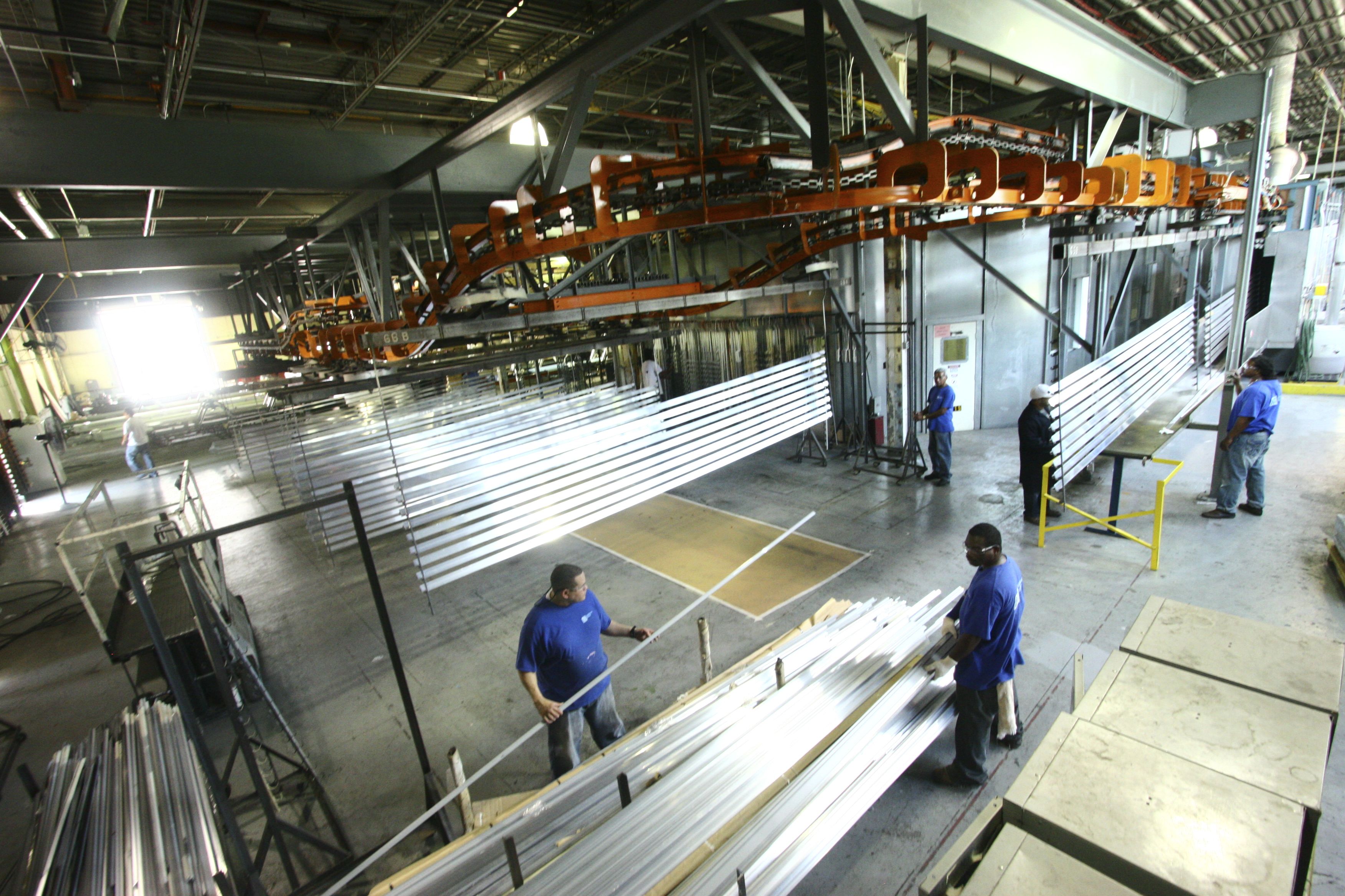 Paint Line - Architectural Window Manufacturing Corporation